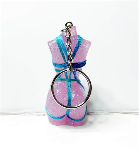 Shibari Keychain Bondage Keychain Adult Keychain Goddess Etsy