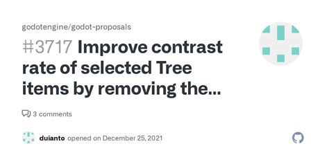 Improve Contrast Rate Of Selected Tree Items By Removing The Doubled Highlight · Issue 3717
