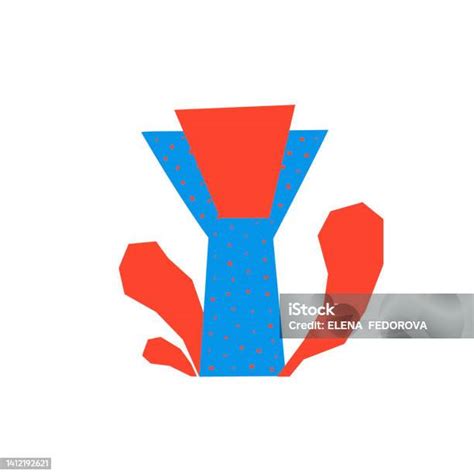 밝은 글자 Y는 콜라주 스타일을 잘라냅니다 허브로 고립 된 벡터 일러스트 레이 션을 그리는 손 그리기 0명에 대한 스톡 벡터 아트 및 기타 이미지 Istock