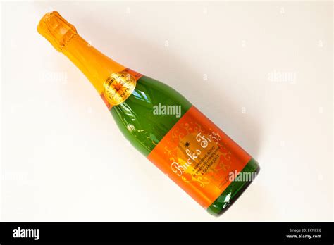 Bottle Of Sparkling Bucks Fizz Cocktail A Refreshing Blend Of Stock