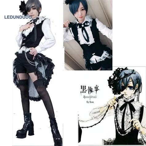 Anime Black Butler Ciel Phantomhive Book Of Circus Uniform Suits Women