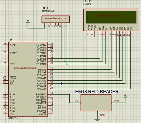 rfid interfacing with 8051 em18 ⋆ embetronicx