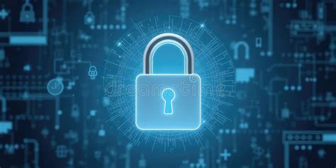 Animated Padlock Locking And Unlocking Seamless Security Access Control