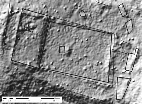 2 Hillshade Shown In Grey Based On A 25 Cm Digital Elevation Model