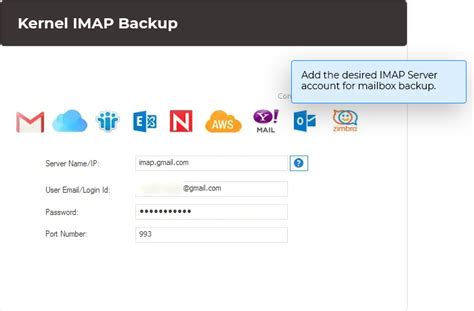 IMAP Email Backup Tool To Backup IMAP Emails Locally From IMAP Servers