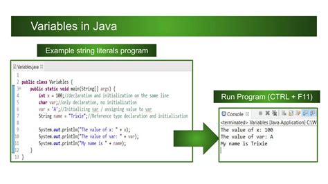 Literals And Variables 1pdf