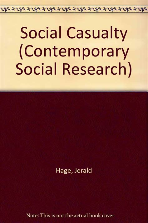 Social Causality Contemporary Social Research Series Hage Jerald Meeker Barbara