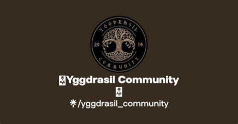 🌲yggdrasil Community🌲 Twitter Instagram Facebook Linktree