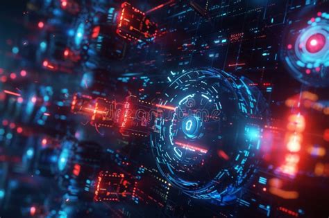 Cybersecurity Data Network Protection Stock Illustration Illustration Of Business Illuminated