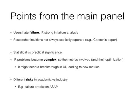 A Summary Of Ecir18 Ppt