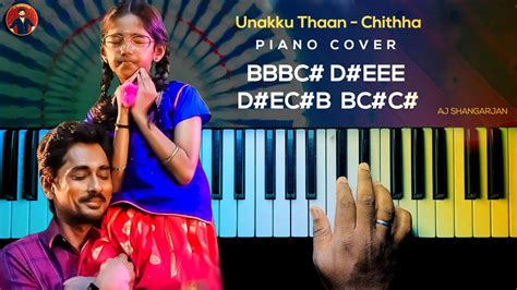 Unakku Thaan From Chiththa Movie Keyboard Notes Tamil Songs Keyboard Notes