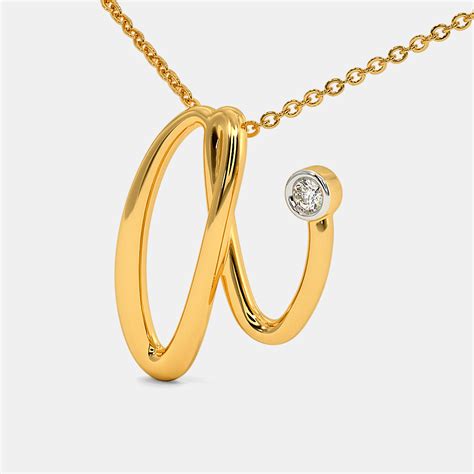 The Cursive A Necklace