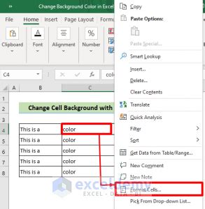 How To Change Background Color In Excel Easy Methods ExcelDemy