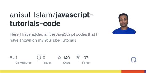 GitHub Anisul Islam Javascript Tutorials Code Here I Have Added All The JavaScript Codes That