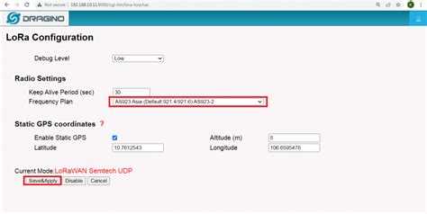 Initial Setup For Dragino Lorawan Gateway