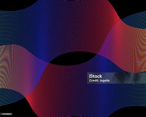 추상적 인 부드러운 색상 웨이브 벡터 곡선 흐름 그라데이션 모션 일러스트레이션입니다 라인 디자인 벡터 선입니다 벡터에 대한 스톡 벡터 아트 및 기타 이미지 Istock