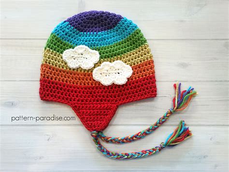 Crochet Earflap Hat Pattern