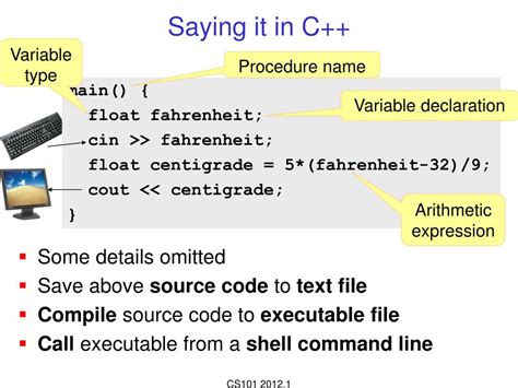 Ppt Computer Programming And Utilization Cs101 Spring 2012 Powerpoint