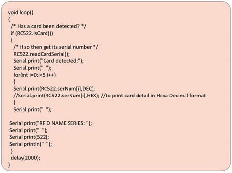 Attendance System Using Mysql With Raspberry Pi And Rfid Rc522 Pptx