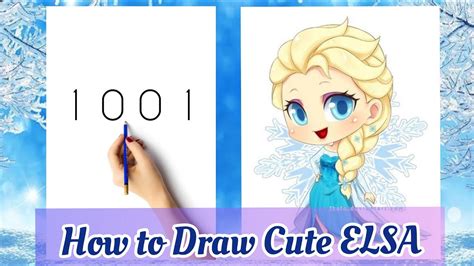 M U Elsa Chibi Cute Si U D Th Ng V Cho Tr Em