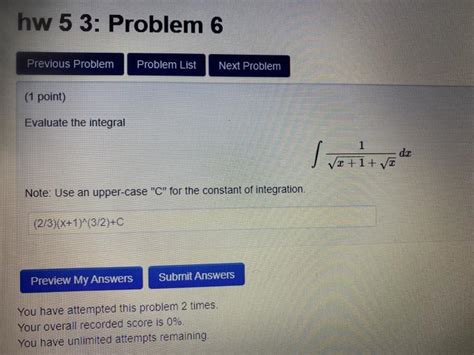solved hw 5 3 problem 6 previous problem problem list next