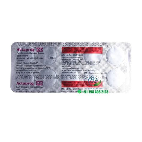 Actapro 100 Mg Tablets At Rs 210stripe In Surat Id 26630319888