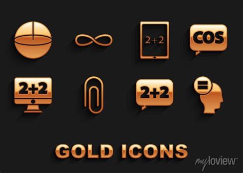 Set Paper Clip Mathematics Function Cosine Calculation Equation • Wall Stickers Infinite