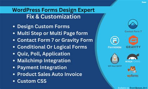 create or fix contact form 7 gravity ninja wpform multi step form