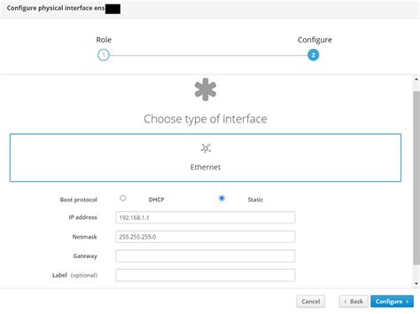 Impossible To Add Good Network Values Validation Failed Ip Address Cant Be The Network Or