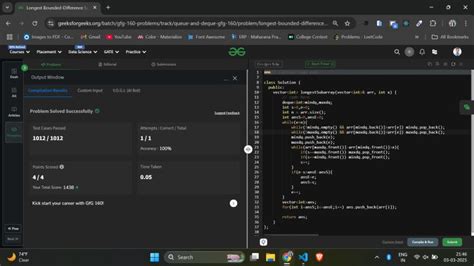 Gfg160 Gfg Geeksforgeeks Codinglife Gfg160 Geekstreak2024 Code