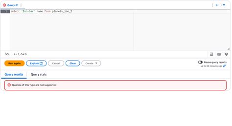 Json Cant Query Aws Athena Presto Table Because Of Dash Character In Column Name Stack Overflow