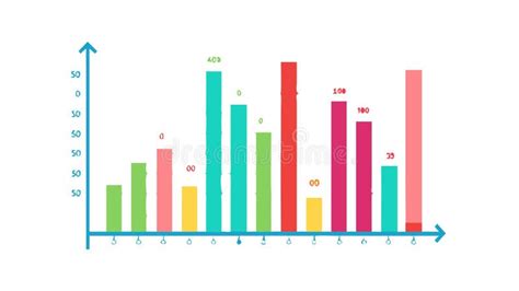 Vertical Bar Chart Data Visualization Vector Design Generative Ai