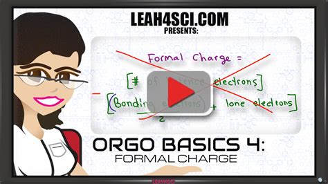 Formal Charge Formula Shortcut For Organic Compounds Video