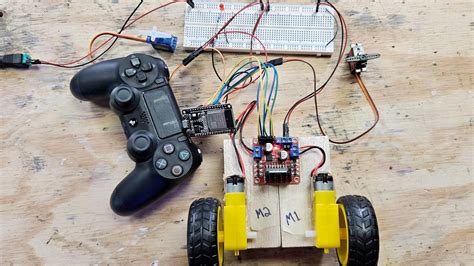 Control Leds Motors And Servos With A Game Controller And Esp32