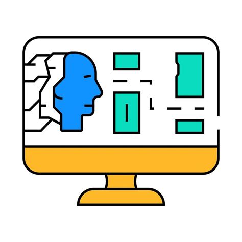 Ai Routing Autonomous Delivery Icon Color Illustration 49828286 Vector