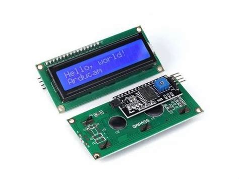 Lcd1602green With Iic I2c Serial Interface Adapter Module For Arduino
