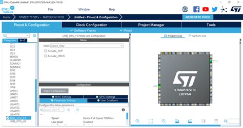 Stm32cubeide Not Creating Middleware Usbdevice Stmicroelectronics