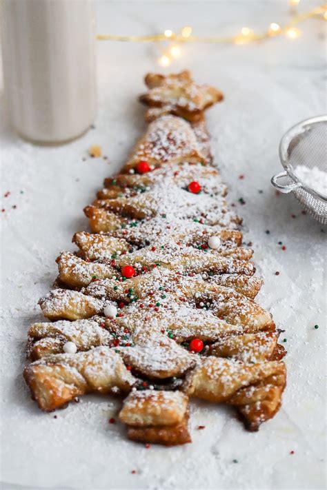 Cinnamon Sugar Puff Pastry Christmas Tree Recipe Basics With Bails