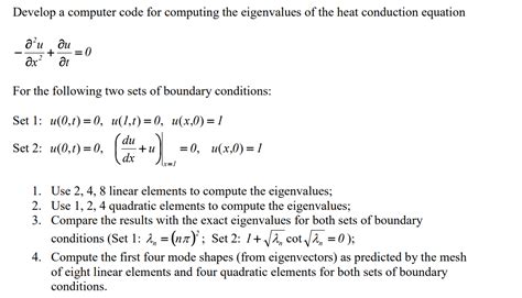 Develop The Complete Matlab Code For Computing The Chegg