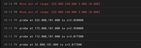 Bed Mesh Out Of Range R Klippers