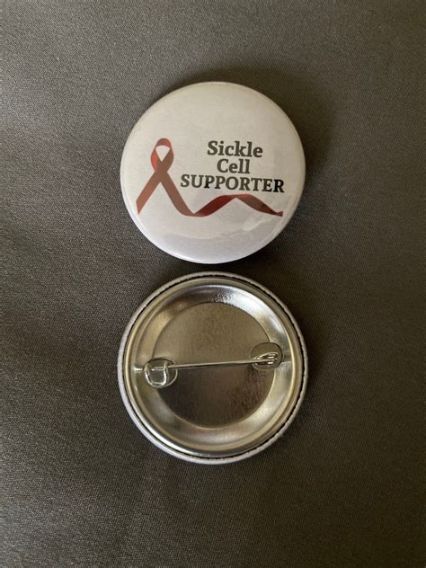 Sickle Cell Supporter Pin Etsy