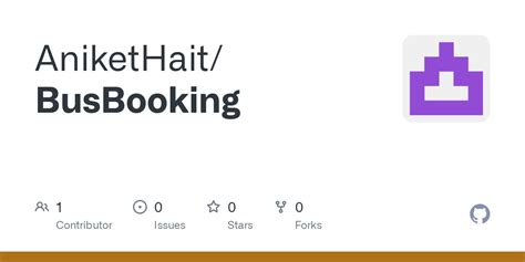 Github Anikethait Busbooking