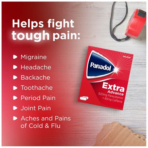 Panadol Extra Advance Tablets 16pk Health And Beauty Bandm