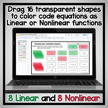 OFF Classifying Linear VS Nonlinear Equations Digital Activity
