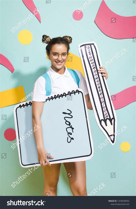 Portrait Babegirl Big Notepad Template Stock Photo 1478508992 Shutterstock