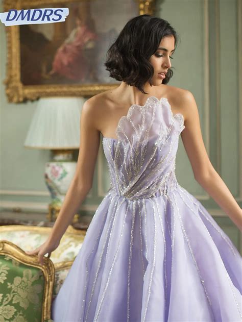 Vestido De Noche Elegante Con Cuentas Vestido De Fiesta Rom Ntico Con Alfombra Roja Longitud