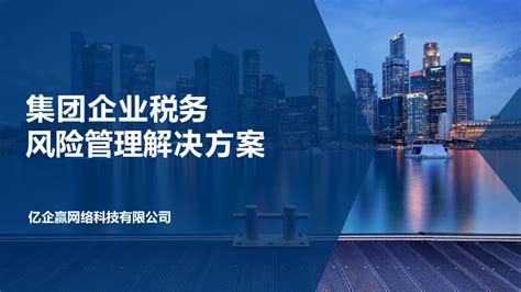 集团税务管理之风险管理解决方案