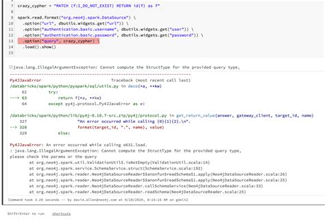 reading empty query sets fails due to schema inference · issue 200