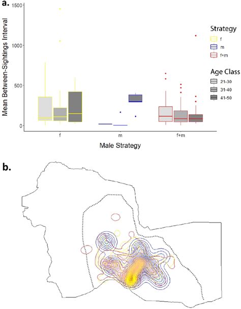 Male PA Use By Age And Strategy A Average Length Of Download Scientific Diagram