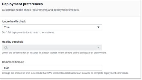 Python How Do I Prevent My Elastic Beanstalk App From Showing As Unhealthy If My Post Deploy